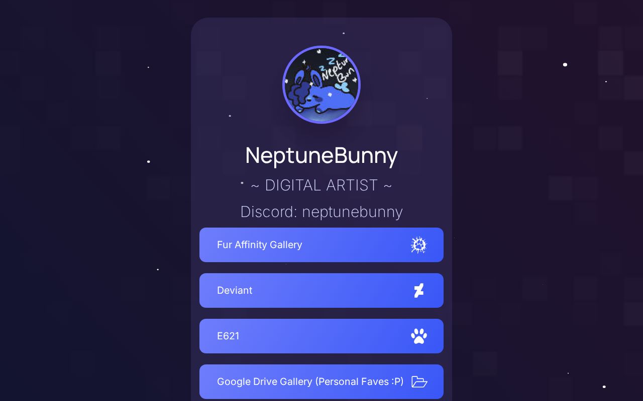 Neptune Bunny Info Page